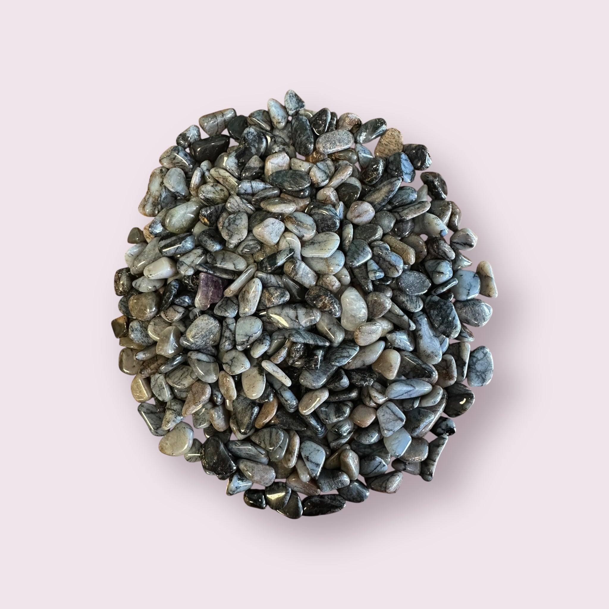 Blue Chert Tumbled Stone – Searching Serendipity